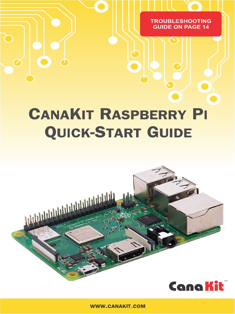 CanaKit Raspberry Pi Quick Start Guide 3.2 | PDF