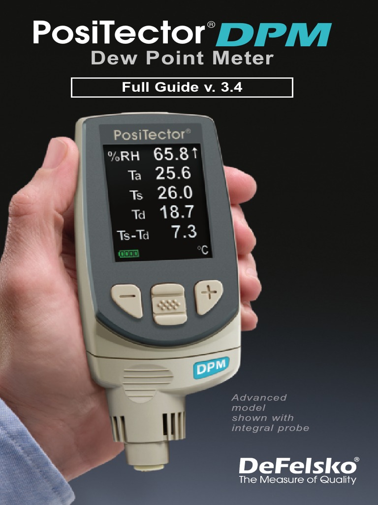 Positector: Dew Point Meter | PDF | Wireless Access Point | Wi Fi