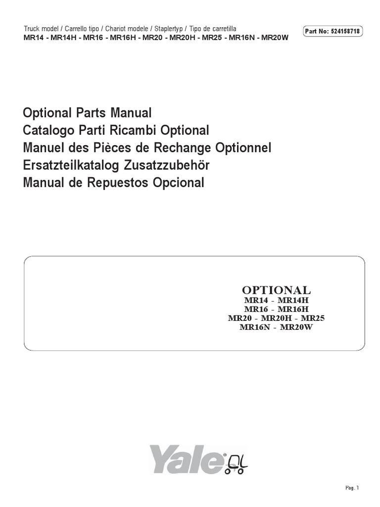 Yale C849 MR14 | PDF