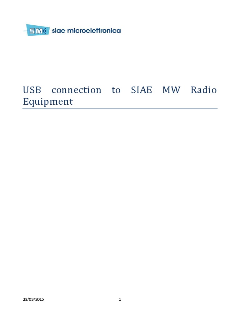 USB Connection - Rev 20150923 | PDF | Usb | Ip Address