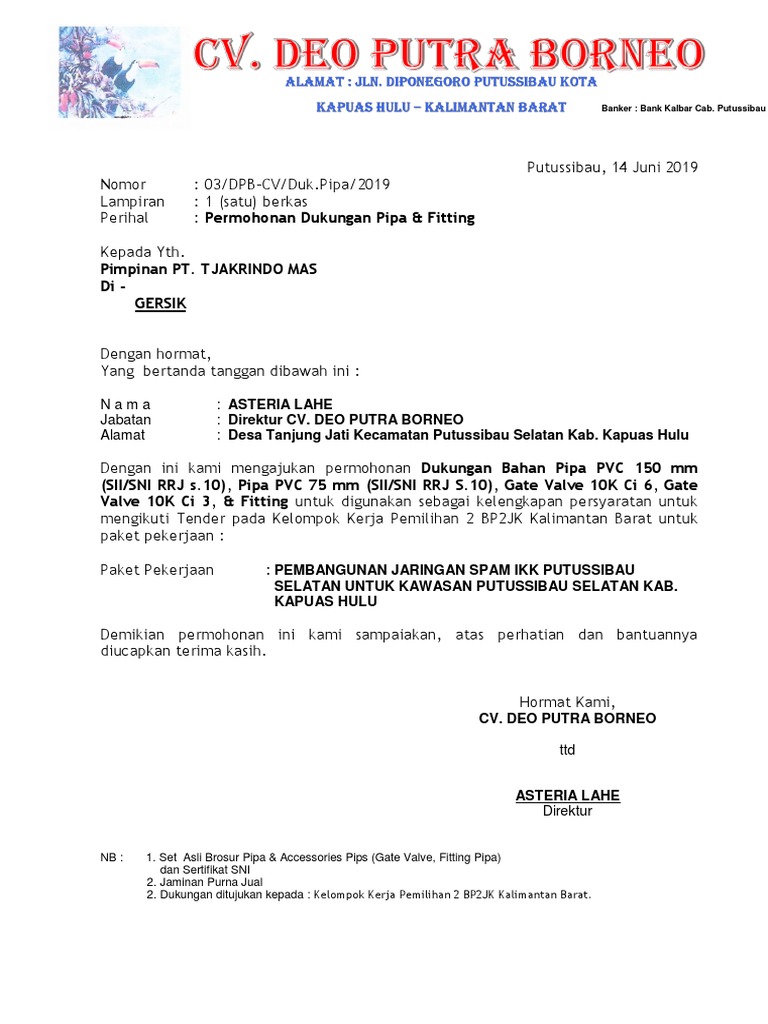 Surat Duk Pipa | PDF