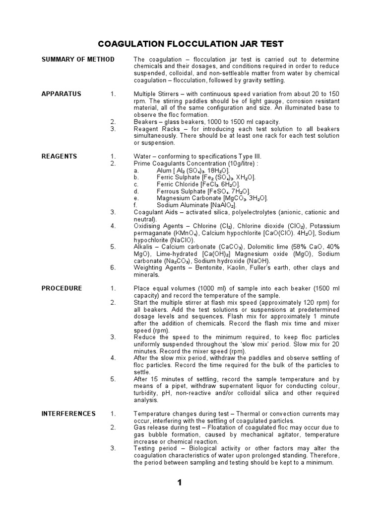 Water Test Methods | PDF | Ph | Alkalinity