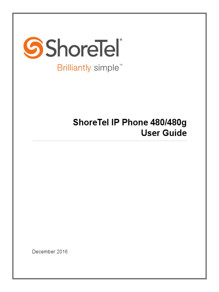 ShoreTel IP480 480G | PDF | Telephone | Voicemail