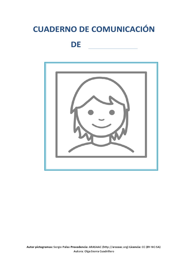 Cuaderno de Comunicación con Pictogramas | PDF | Música grabada ...