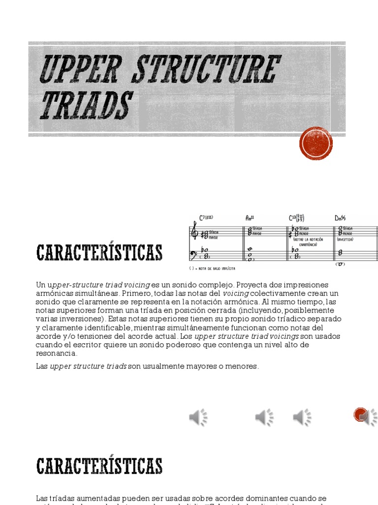 27 - Upper Structure Triads | PDF | Acorde (Música) | Escala (música)
