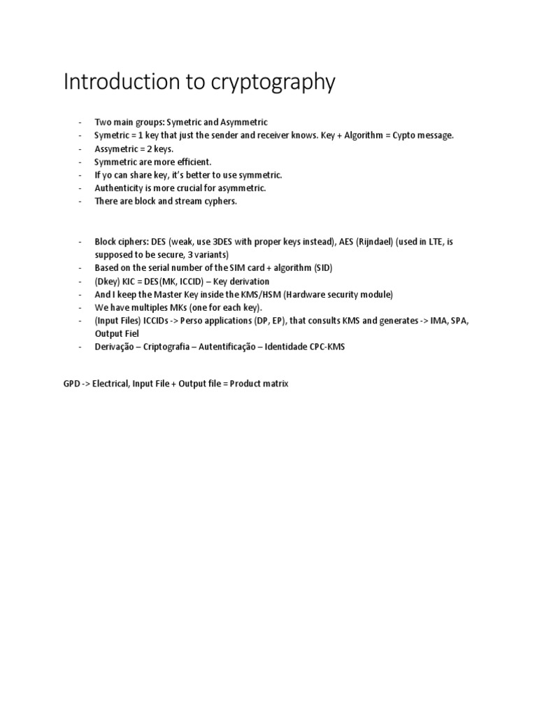 Introduction To Cryptography | PDF