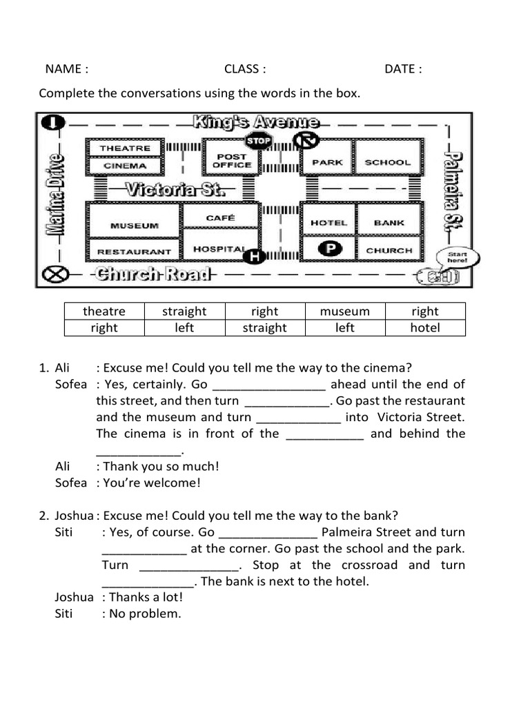 Worksheet Map | PDF