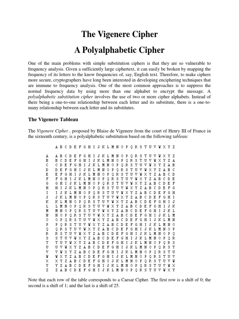 A Polyalphabetic Transposition Cipher Notes | PDF | Cryptography | Cipher