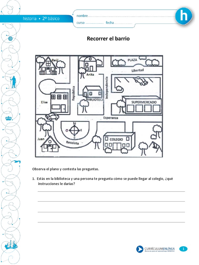 El Plano de Mi Barrio PDF | PDF