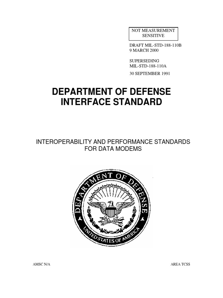 Military Data Modem Standards | PDF | Bit Rate | Modulation