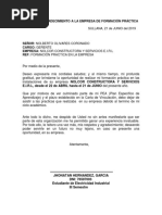Carta de Expresion de Interes Laboral | PDF