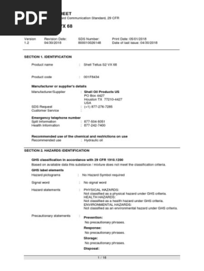 SAFETY DATA SHEET Shell Rimula Light Duty LD4 Multi 15W-40, 56% OFF