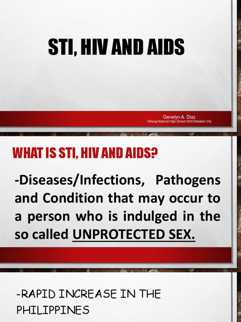 Sti, Hiv and Aids: Genelyn A. Diaz | PDF | Hiv | Management Of Hiv/Aids