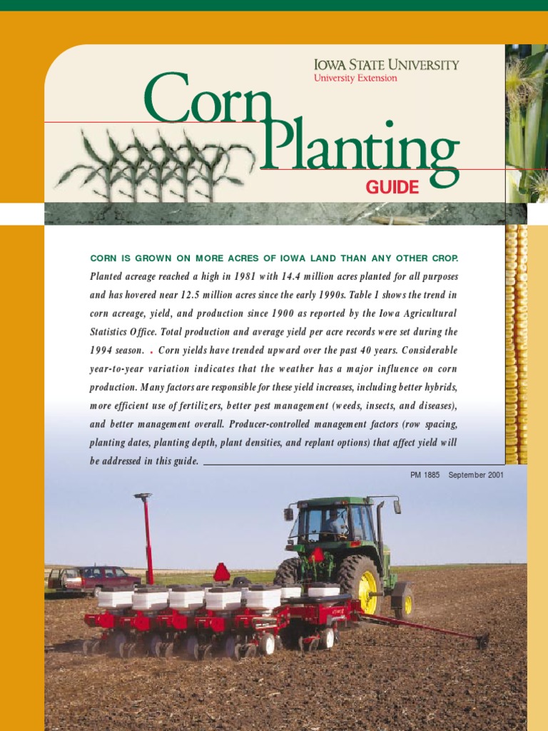 Corn Is Grown On More Acres of Iowa Land Than Any Other Crop | PDF ...