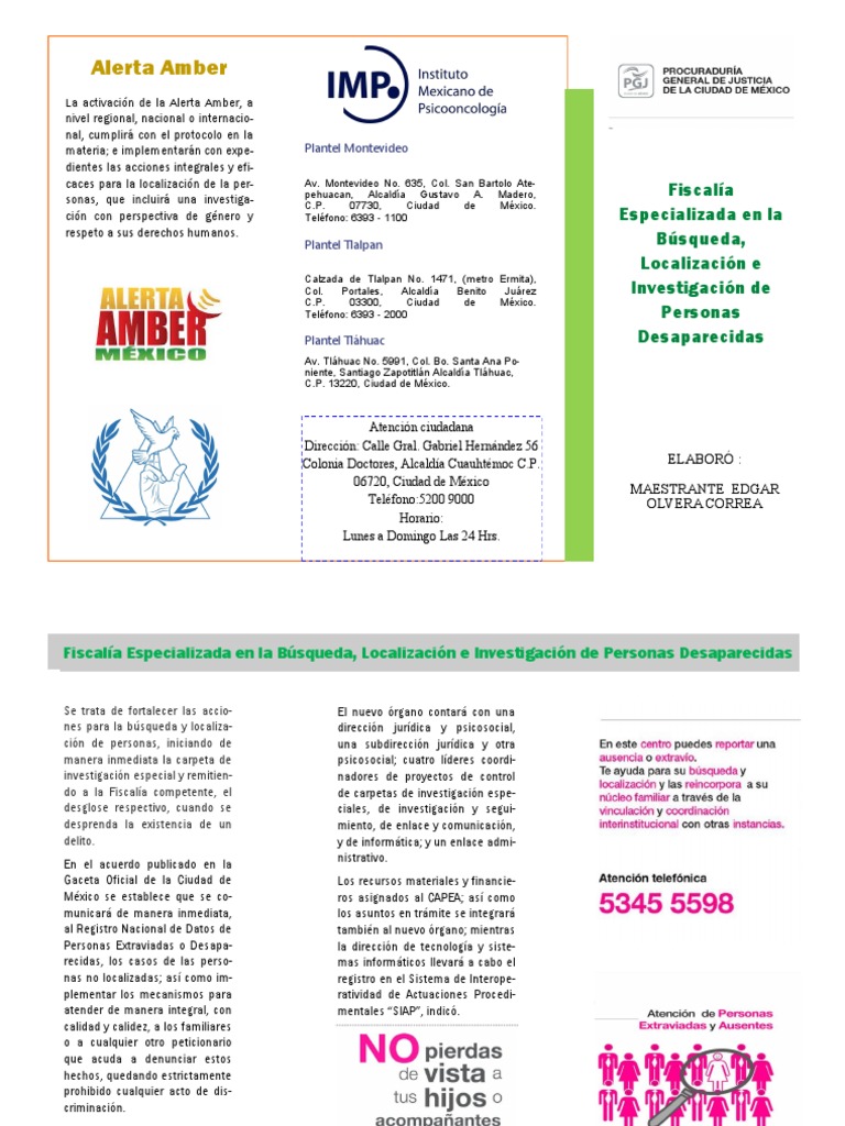 Tríptico Informativo | PDF