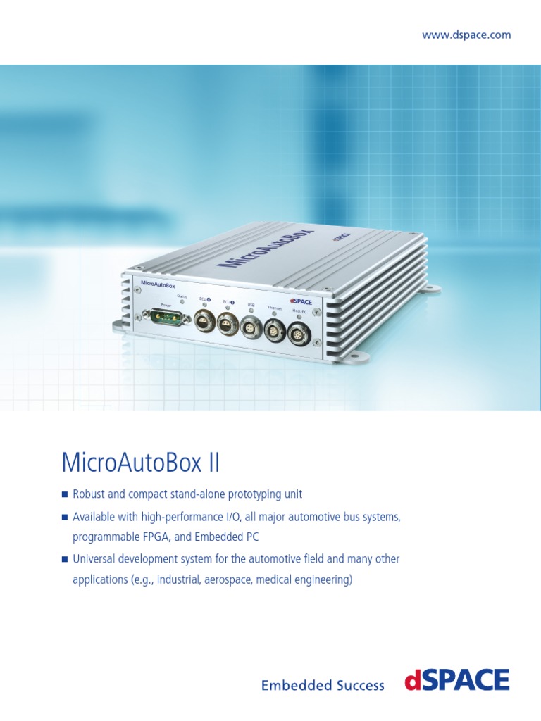 Microautobox II Dspace | PDF | Field Programmable Gate Array | Usb