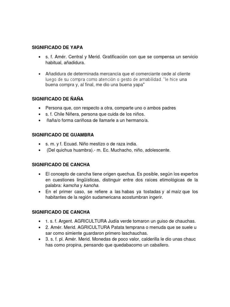 Significado de Yapa | Ecuador | Alimento y bebida