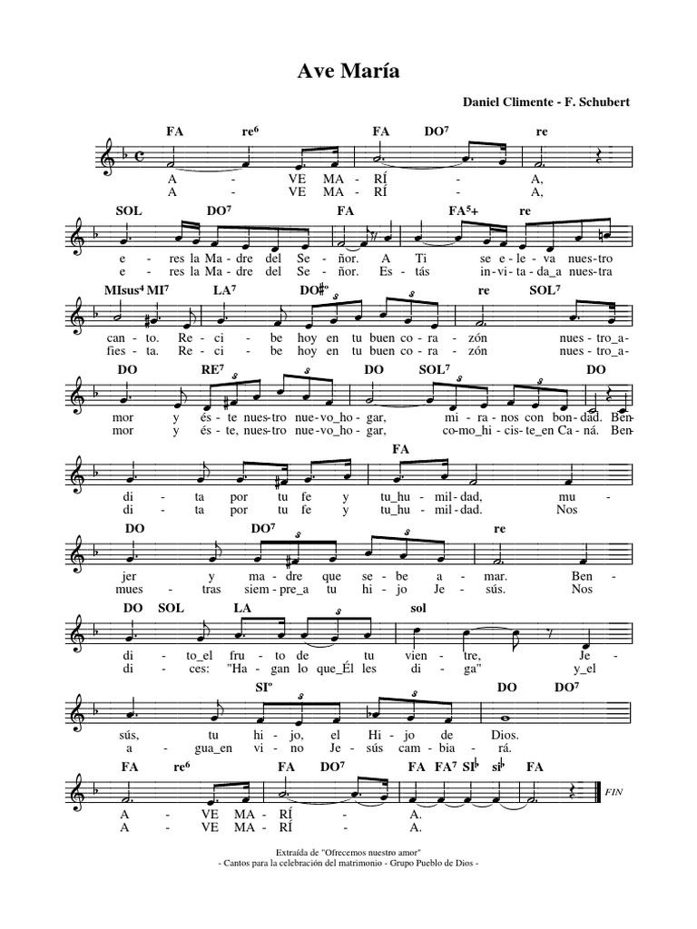 Deutscher Text Von Ave Maria