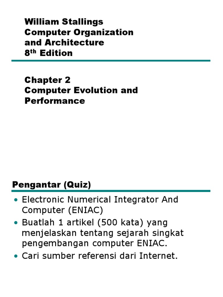 ENIAC and Computer Evolution Overview | PDF | Arm Architecture | Central Processing Unit