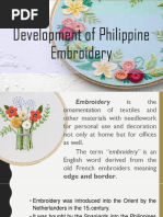 Tle Handicraft Quarter 1 Module 1 | PDF | Embroidery | Sewing