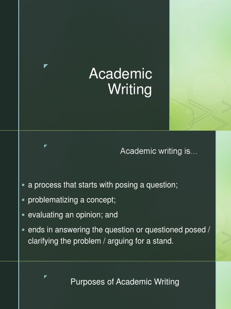 Nature of Academic Writing | PDF | Career & Growth | Foreign Language ...