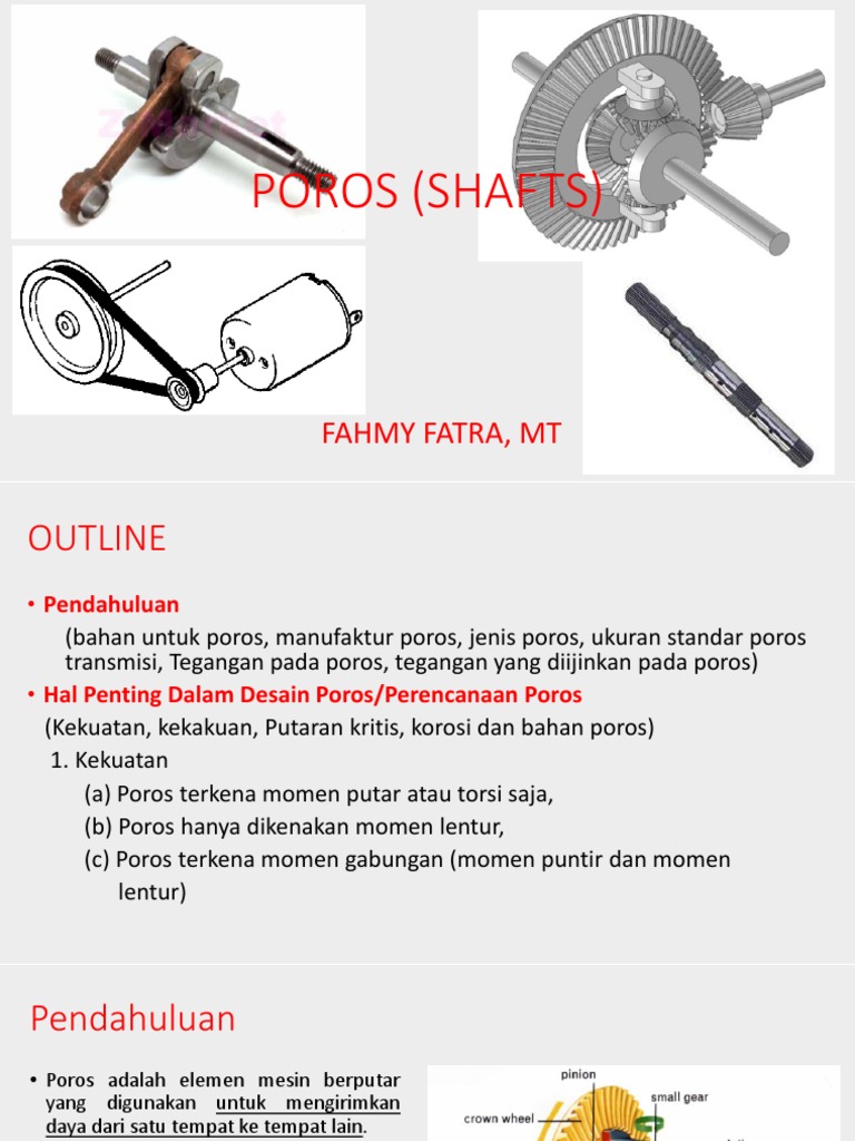 Poros (Shafts) | PDF