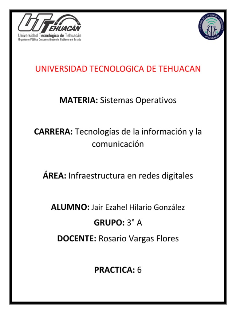Practica 6 Linux | PDF | Directorio (Computación) | Archivo de computadora