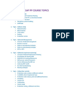 SAP PP Tables | PDF