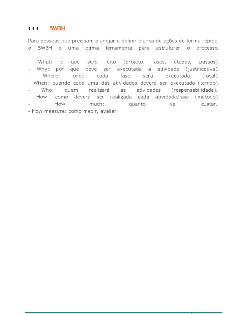5W3H | PDF