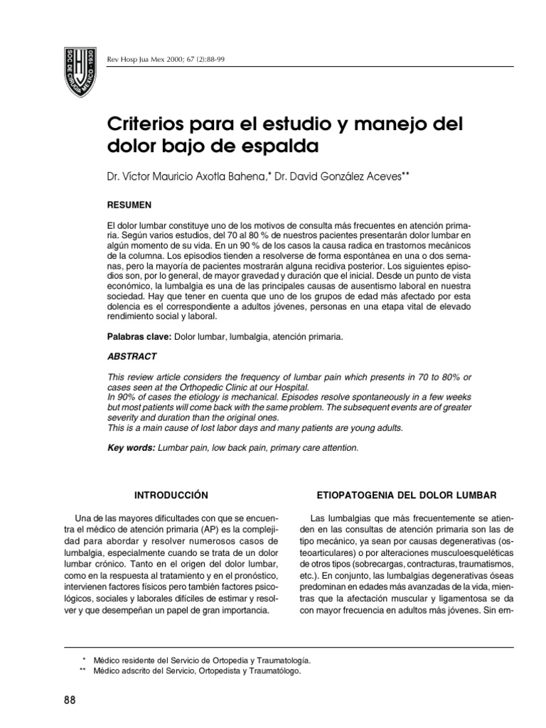 Texto encriptado sin sentido | PDF | Dolor lumbar | La columna vertebral