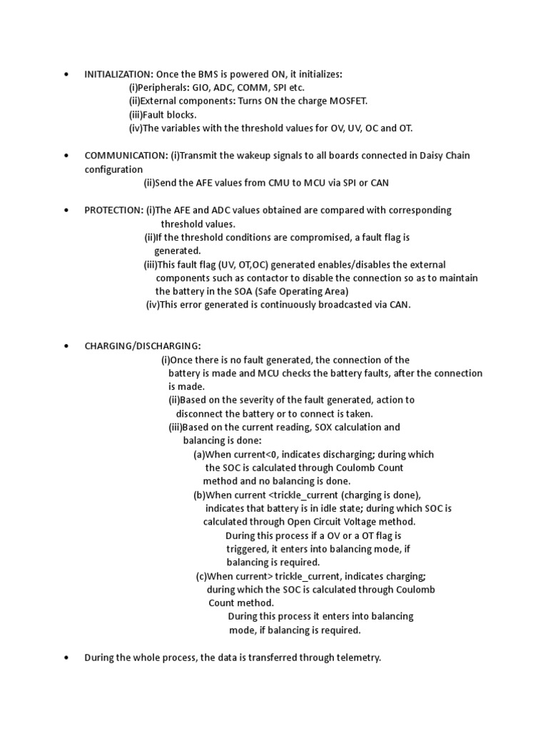 Bms Algorithm Pdf Analog To Digital Converter System On A Chip