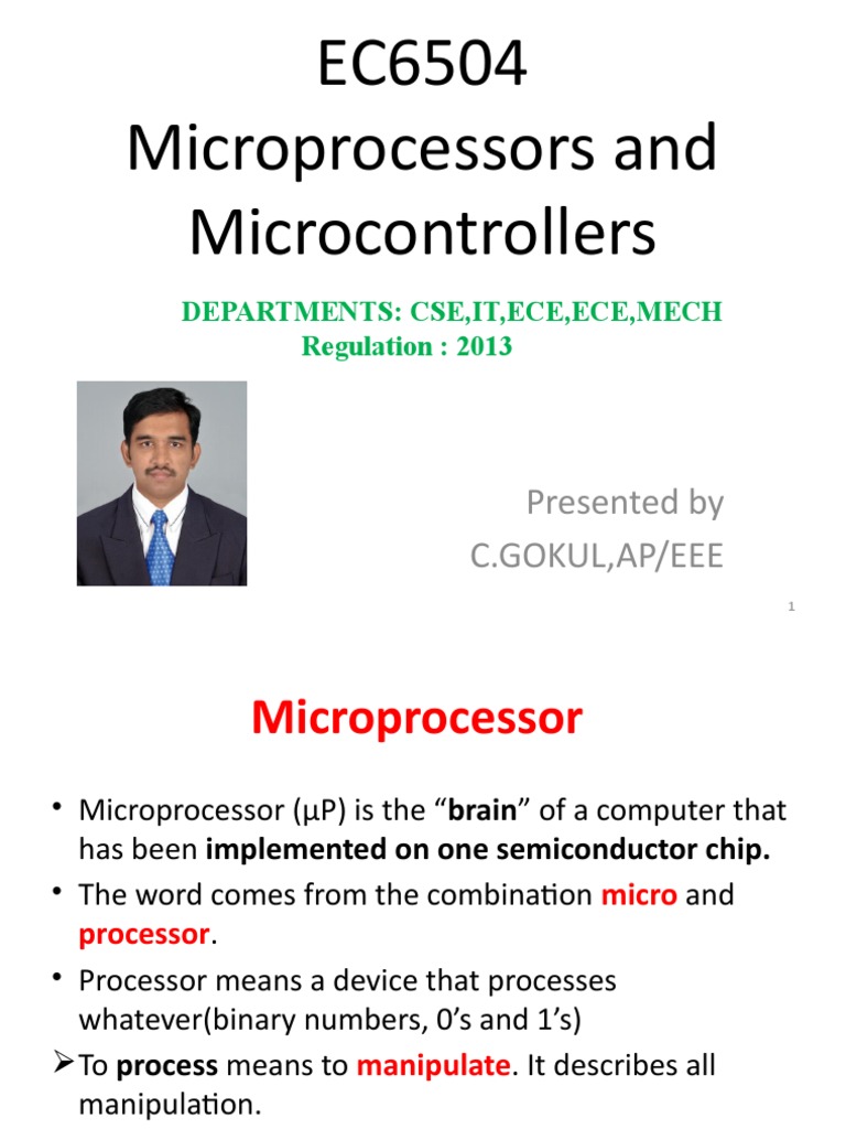 Presented by C.Gokul, Ap/Eee: Departments: Cse, It, Ece, Ece, Mech Regulation: 2013 | PDF ...