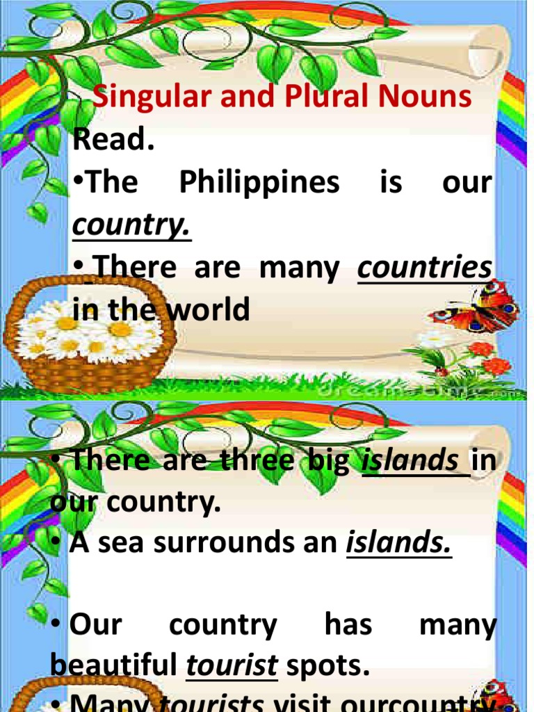 Rules To Form Plural Nouns | PDF | Plural | Grammatical Number