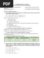 Resolución de Ejercicios de Econometría III | PDF | Mínimos cuadrados | Ecuaciones