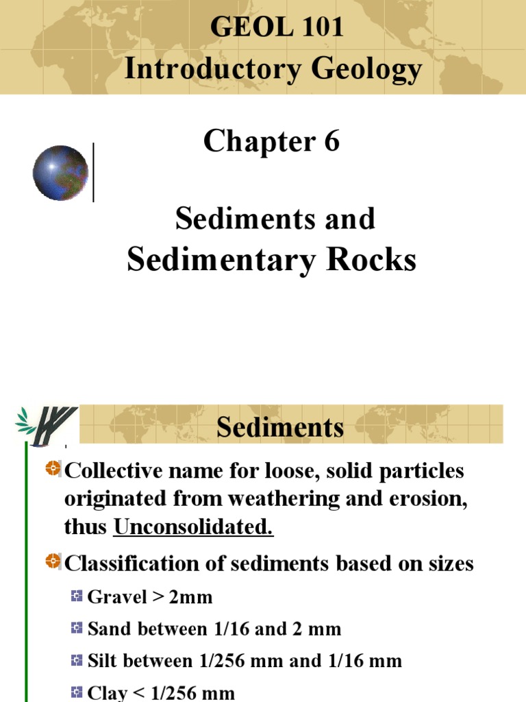 Introductory Geology: Sedimentary Rocks | PDF | Sedimentary Rock ...