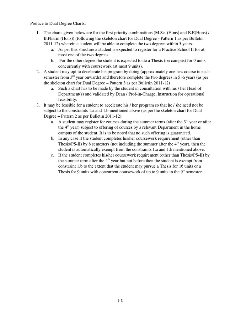 Sem Charts - Dual Degree PDF | PDF | Electrical Engineering | Computer ...