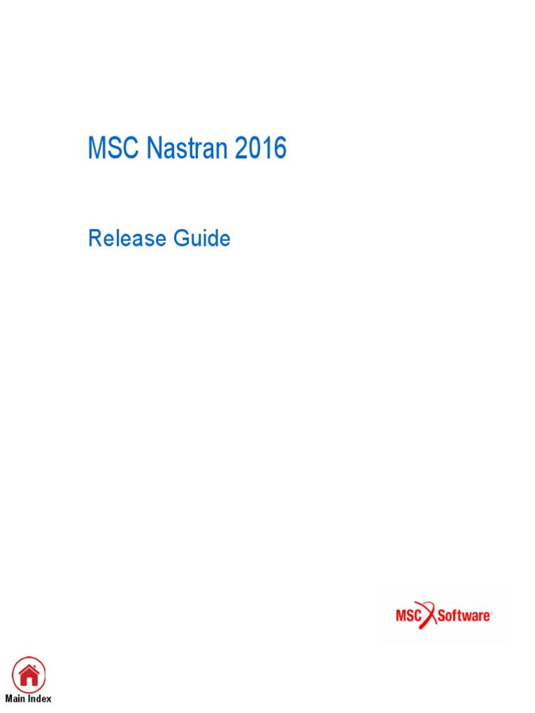 Nastran 2016 Doc Release PDF | PDF | Desktop Environment | Databases