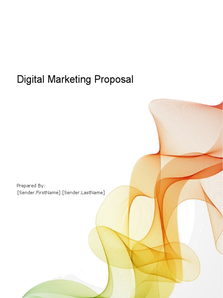 Digital Marketing Proposal Template | PDF | Search Engine Optimization ...