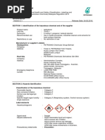 Unleaded Gasoline (Export RON 95) : Safety Data Sheet | PDF | Gasoline ...