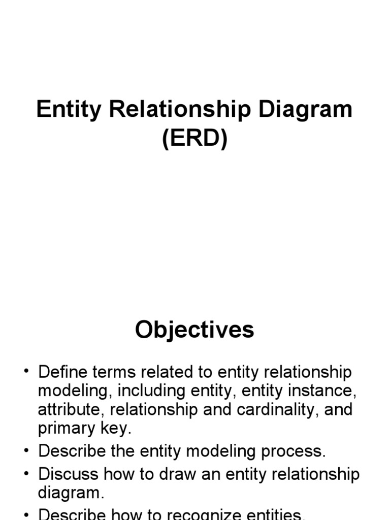 Entity Relationship Diagram (ERD) | PDF | Databases | Software Design