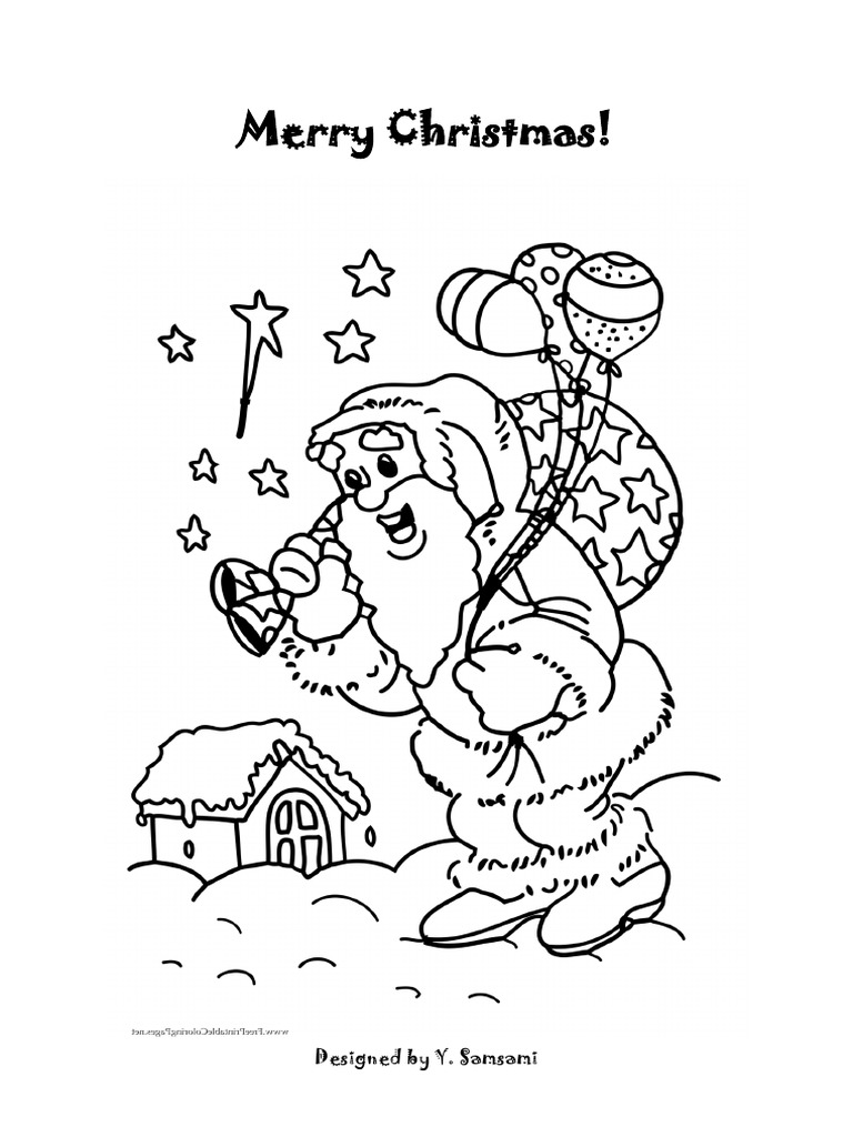 Merry Christmas Coloring | PDF