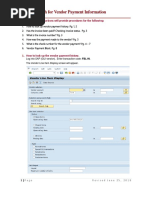 Park Vendor Invoices in SAP (FV60) | PDF | Invoice | Cheque