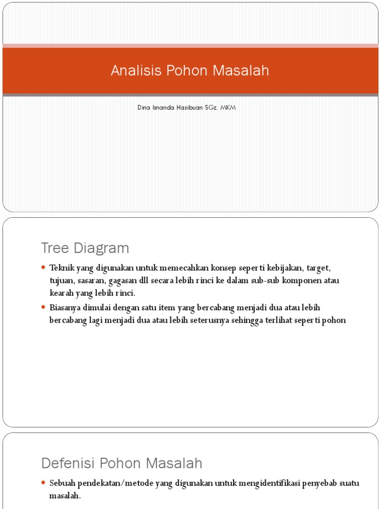 Analisis Pohon Masalah dan Solusi | PDF