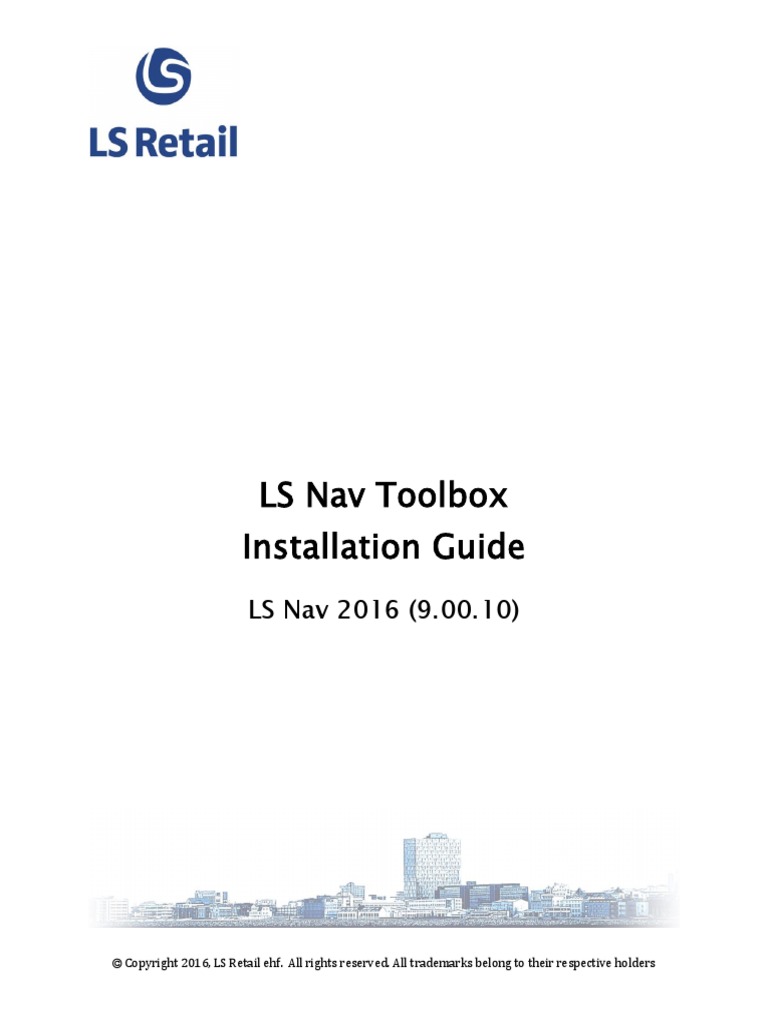 Toolbox Installation Guide LS Nav 2016 (9.00.10) | PDF | Library ...