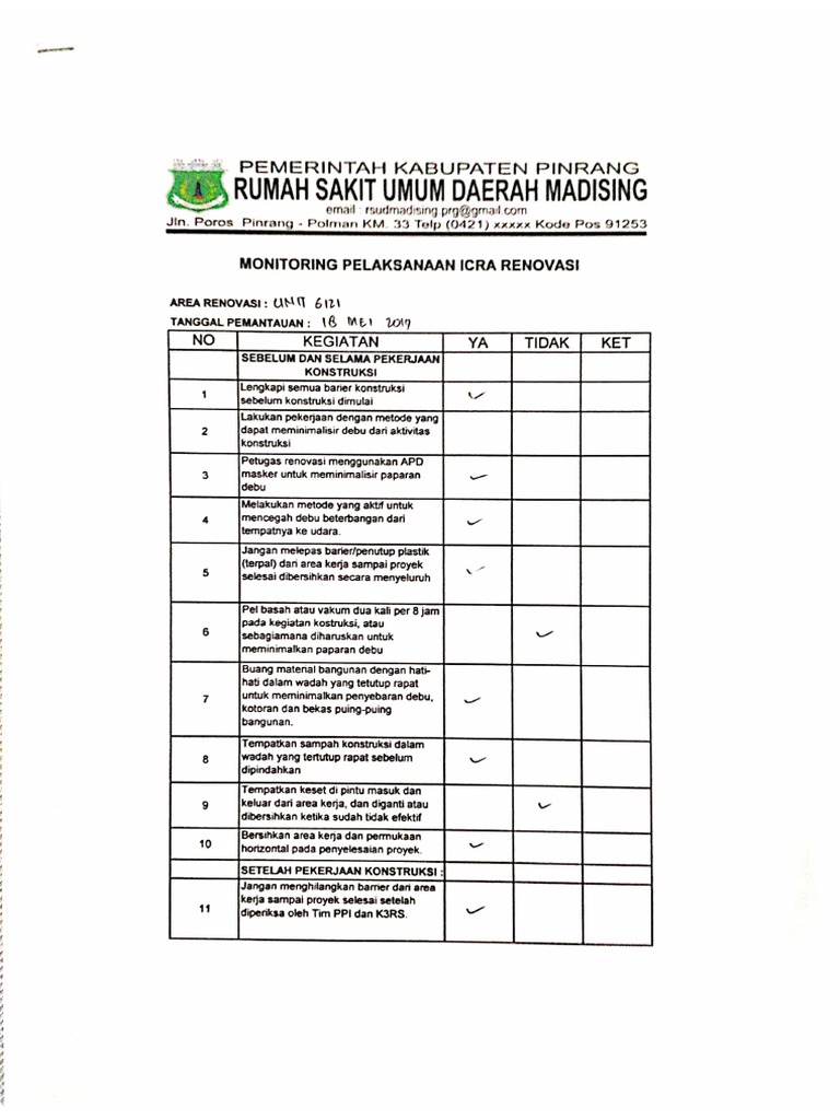 Lembar Monitoring | PDF