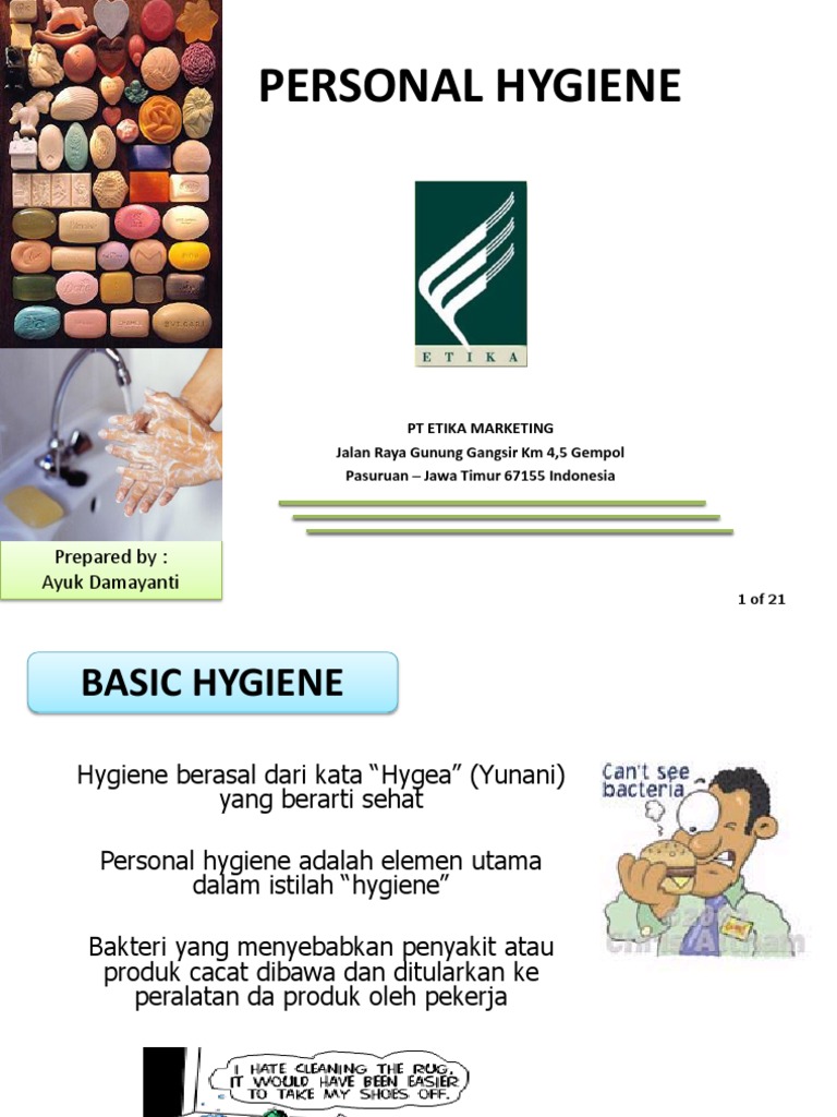 Personal Hygiene General | PDF