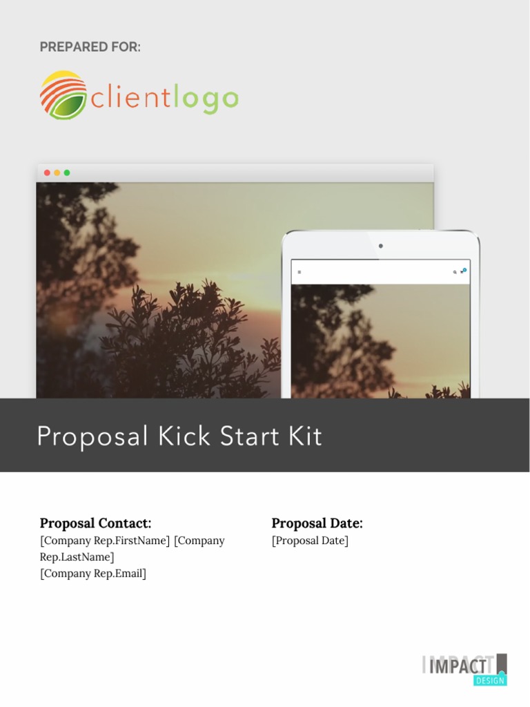 Kick Start Sample Proposal | Download Free PDF | Software | Computing
