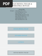 Definisi dan Rumus Gerak Rotasi | PDF