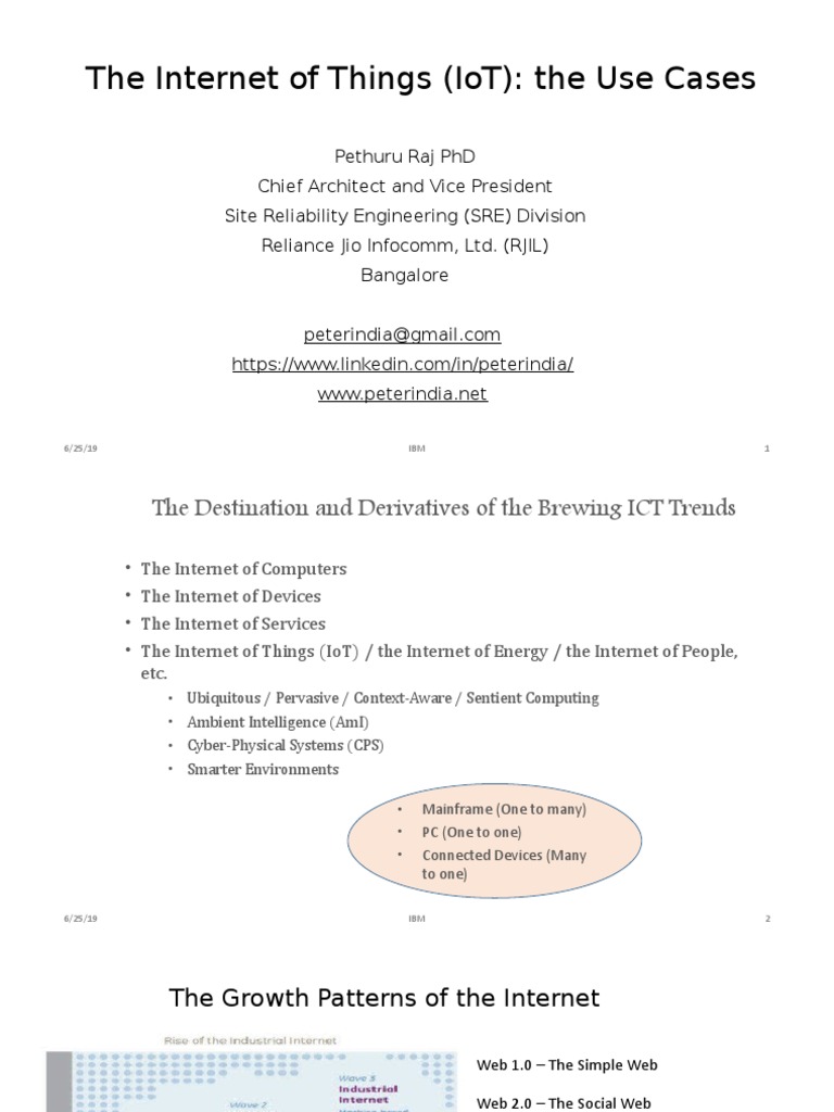 The IoT Paradigm | PDF | Internet Of Things | Electric Vehicle