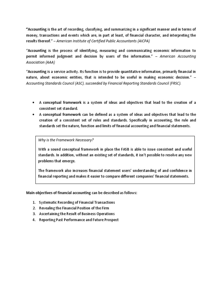 "Accounting Is The Art of Recording, Classifying, and Summarizing in A ...